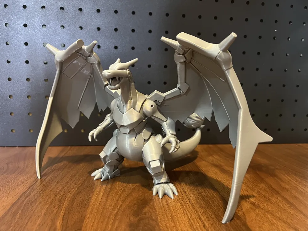 Mecha Pokemon Series: Mighty Charizard Statue by AT62 MakerWorld ...