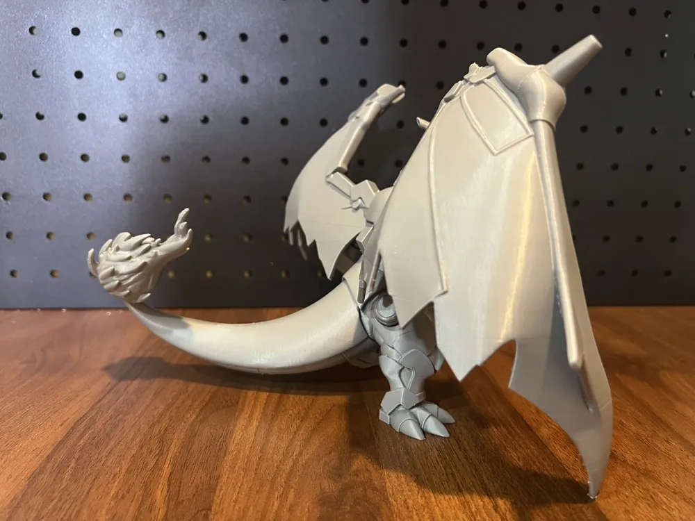 Mecha Pokemon Series: Mighty Charizard Statue by AT62 MakerWorld ...