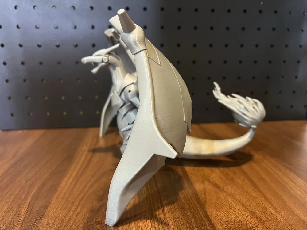 Mecha Pokemon Series: Mighty Charizard Statue by AT62 MakerWorld ...