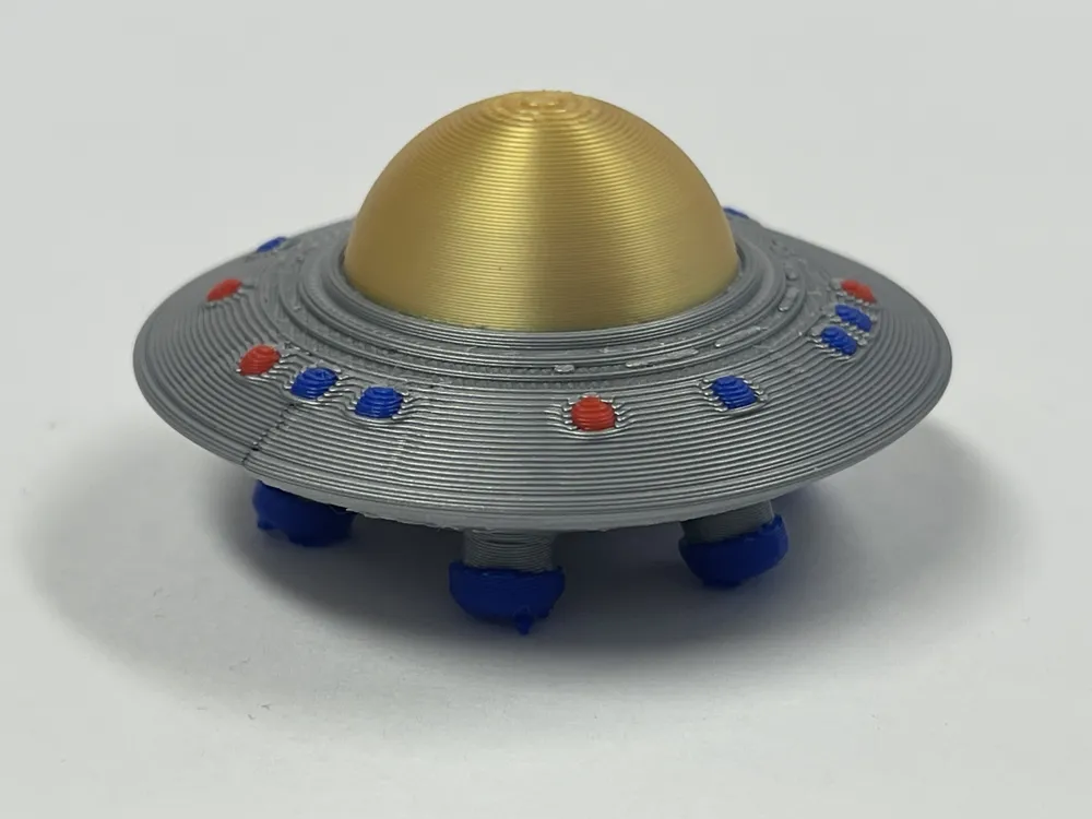 Fun Little Alien UFO - Free 3D Print Model - MakerWorld