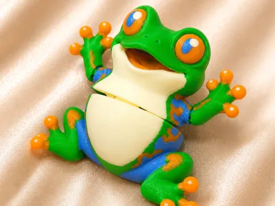red-eyed tree frog - Free 3D Print Model - MakerWorld