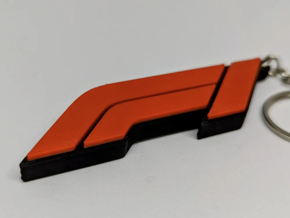 Official F1 Formula 1 - simple yet modern keychain by wootje13 - MakerWorld