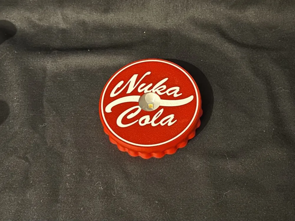 Nuka Cola Cap Bottle Display Riser - LED or PLAIN by BATTCAVE ...
