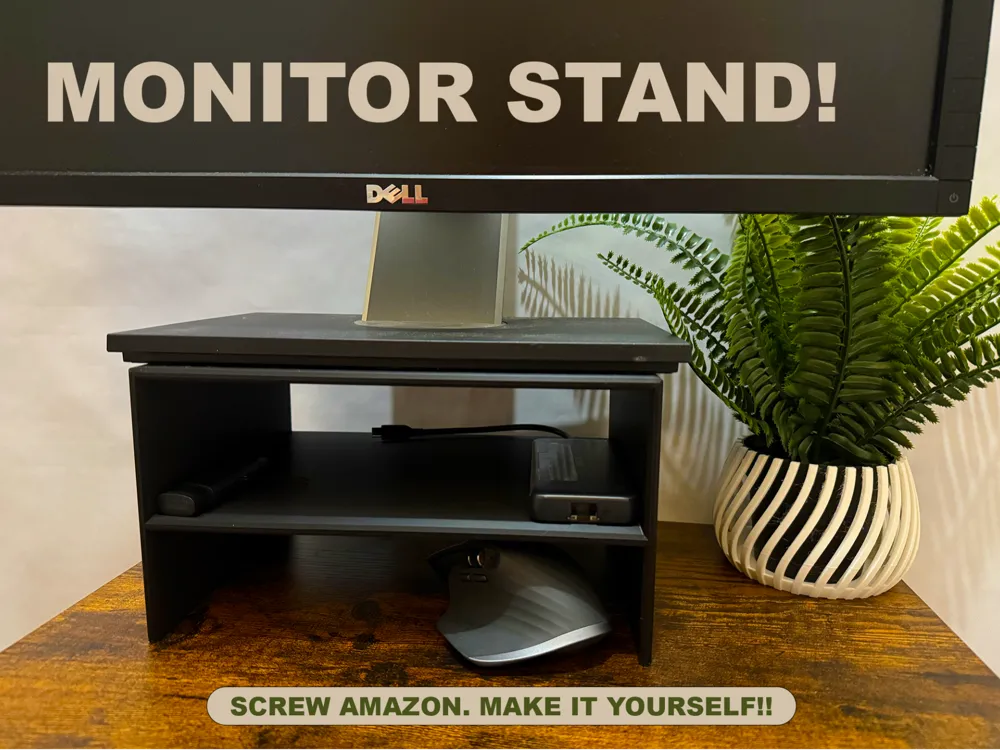 Monitor Stand / Riser! by Protyle Designs - MakerWorld