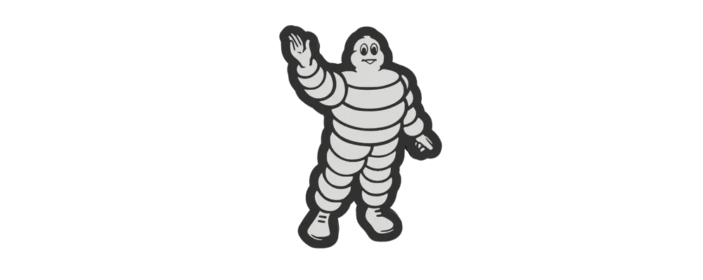 Michelin Männchen LED Lightbox by KlausKolbe007 - MakerWorld