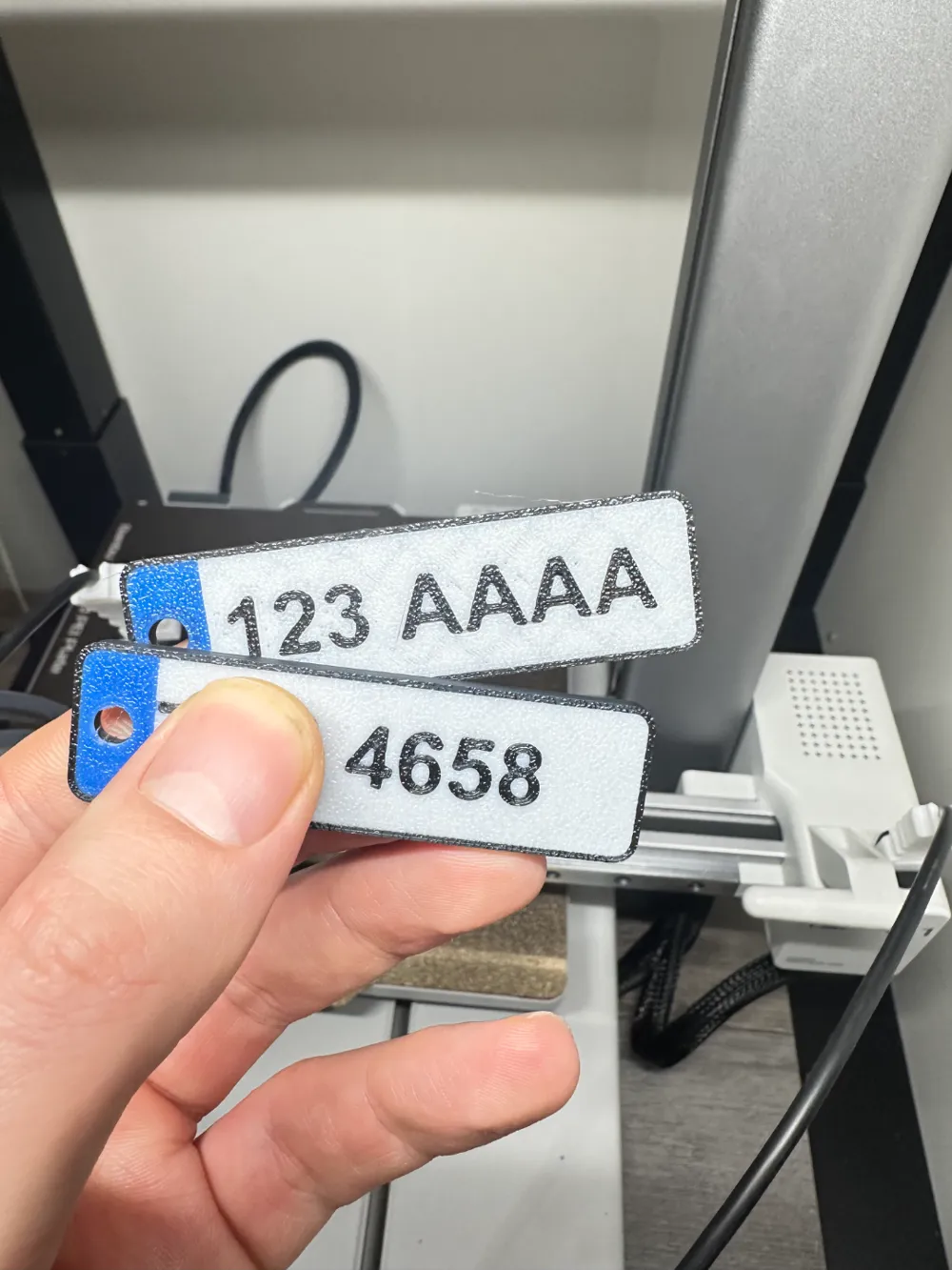 Parametric car plate- all in one layer AMS needed by Majkl789 - MakerWorld