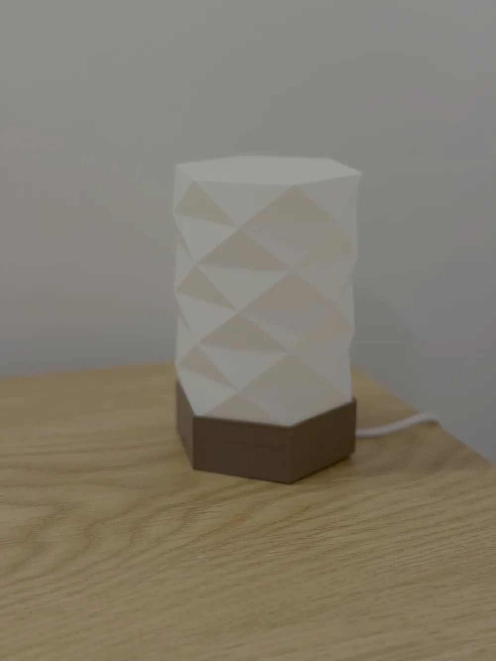 Hexagonal Faceted Lamp for Bambu Lab LED Kit 001 - Free 3D Print Model ...