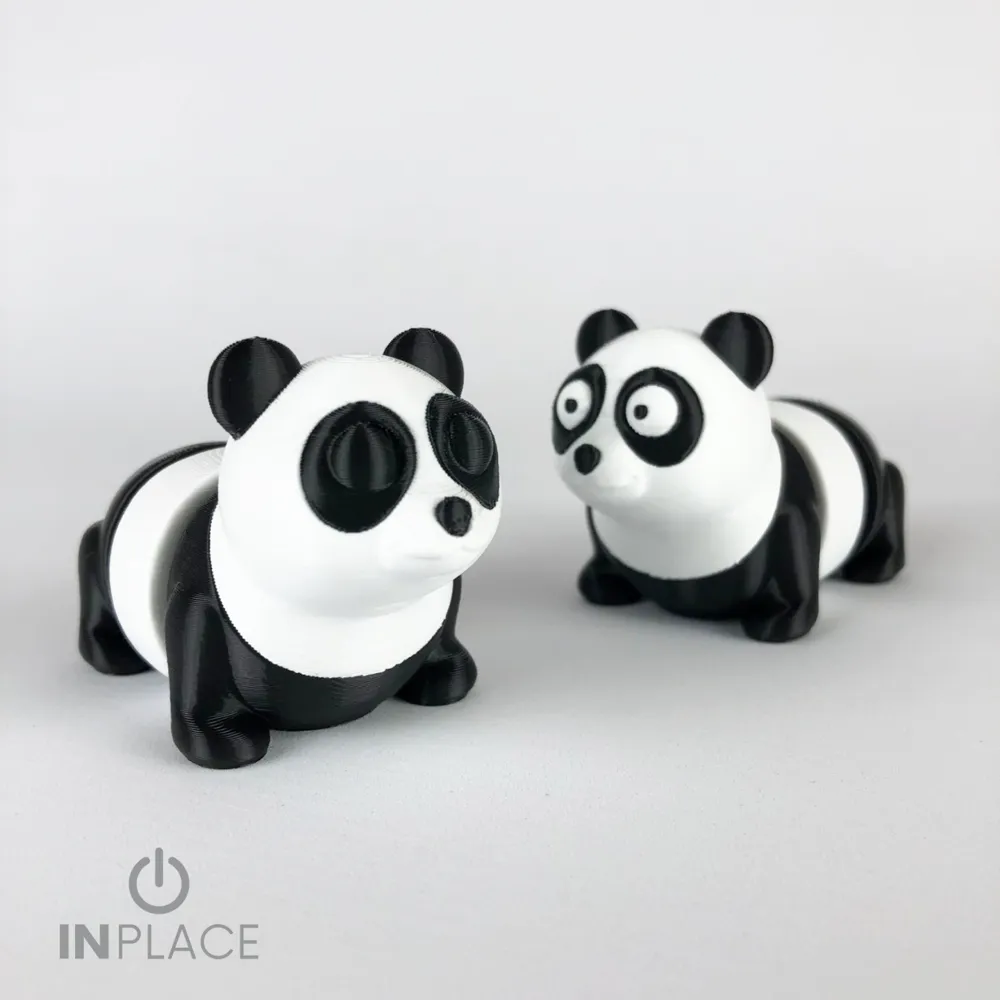 Cute Panda Articulated by InPlace - MakerWorld