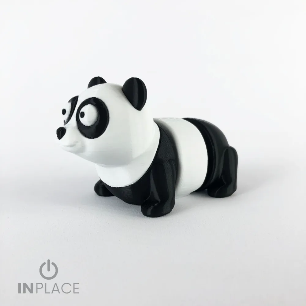 Cute Panda Articulated by InPlace - MakerWorld
