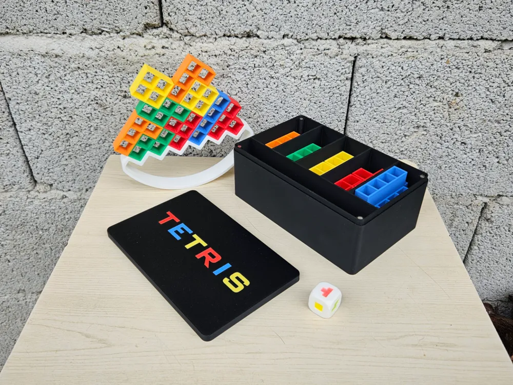 Tetris balance game by Vuki Production MakerWorld: Download Free 3D Models