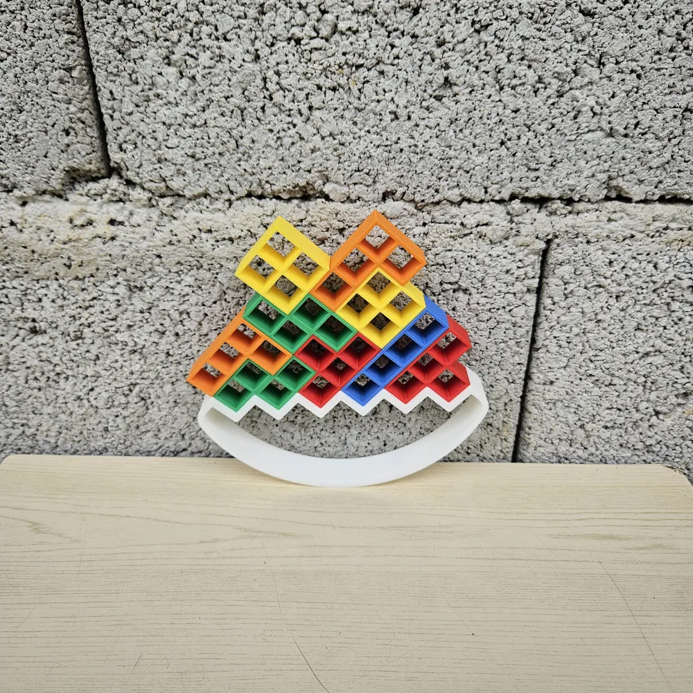 Tetris balance game by Vuki Production MakerWorld: Download Free 3D Models