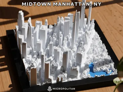 Midtown Manhattan, NY - Small by Micropolitan MakerWorld: Download Free ...