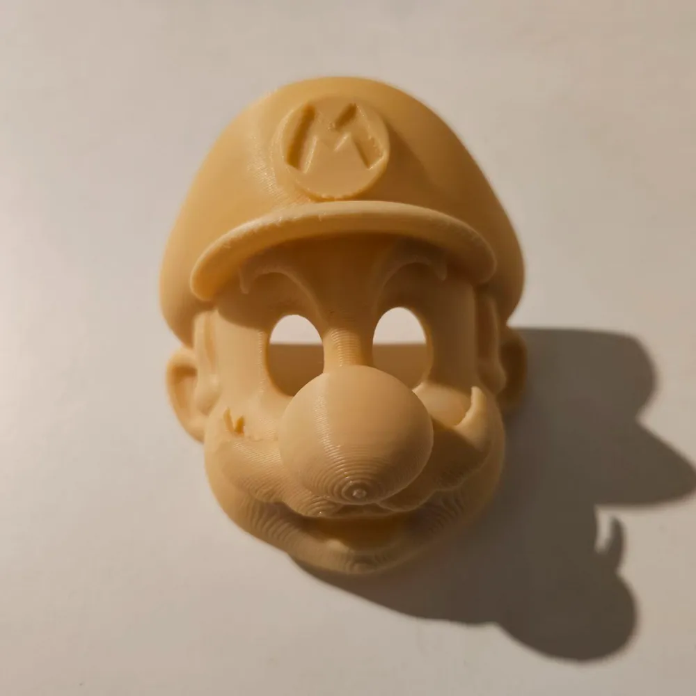 Super Mario Mask - with nose holes, with tie holes by S3D MakerWorld ...