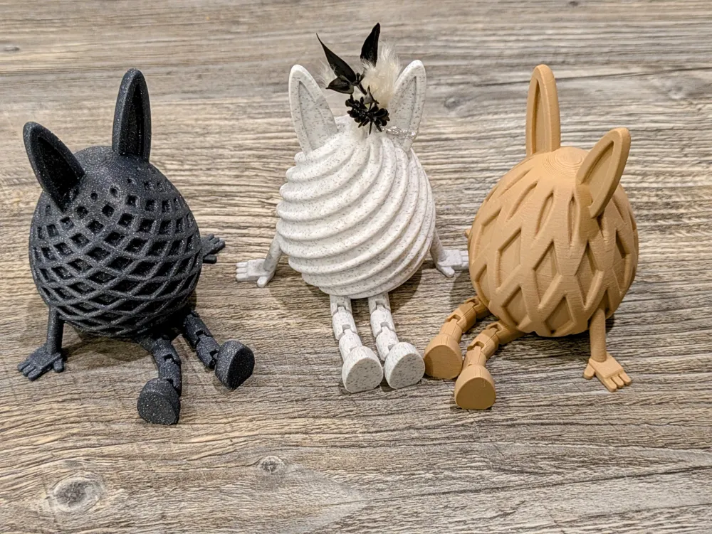 Easter Bunny Egg articulated leg 2 by lov3d - MakerWorld