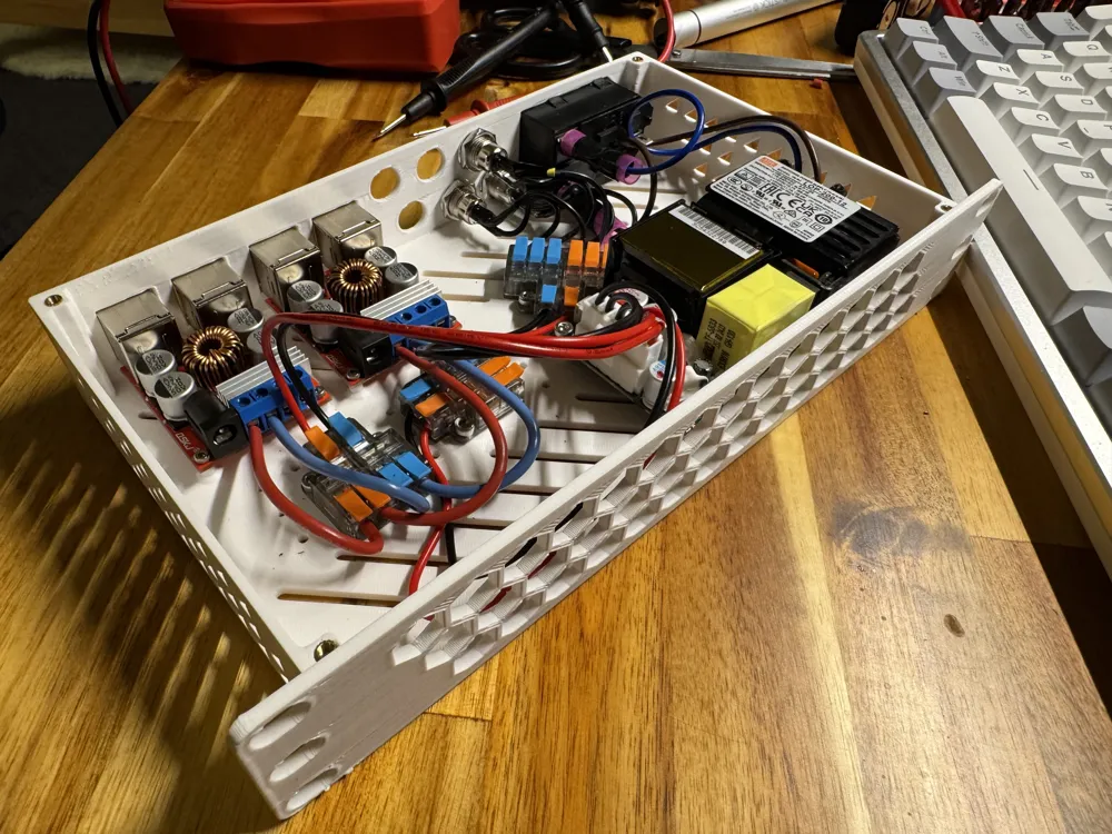 RackPSU 10" Mini Rack PSU Case for MeanWell LOP200 by Tylercowen ...