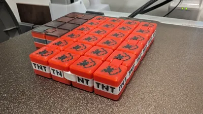 Minecraft TNT Infinity Cube by xyloguy MakerWorld: Download Free 3D Models