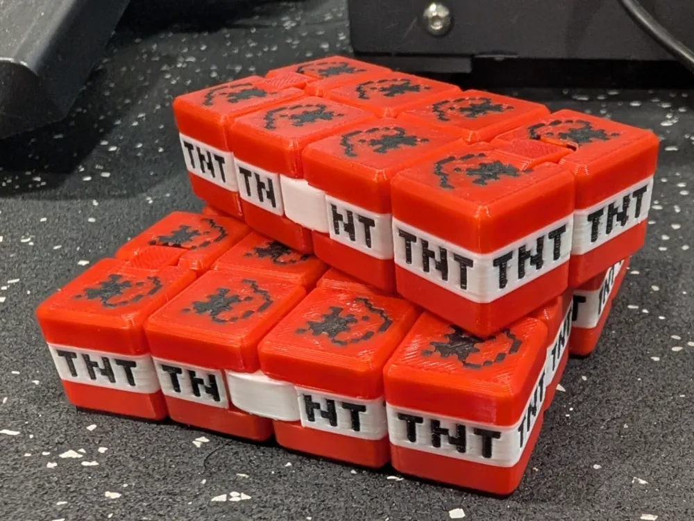 Minecraft TNT Infinity Cube by xyloguy MakerWorld: Download Free 3D Models