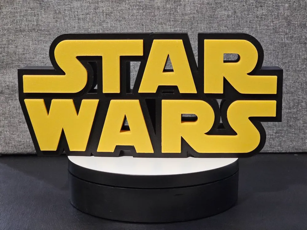 Star Wars 3D Logo by Mat_3d MakerWorld: Download Free 3D Models