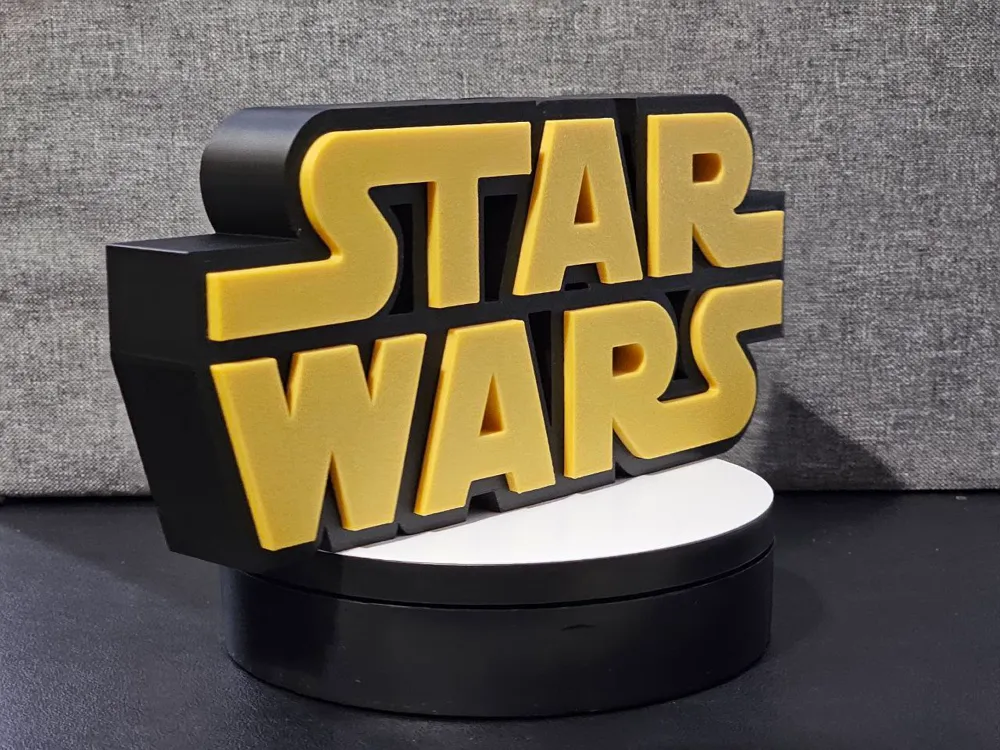 Star Wars 3D Logo by Mat_3d MakerWorld: Download Free 3D Models