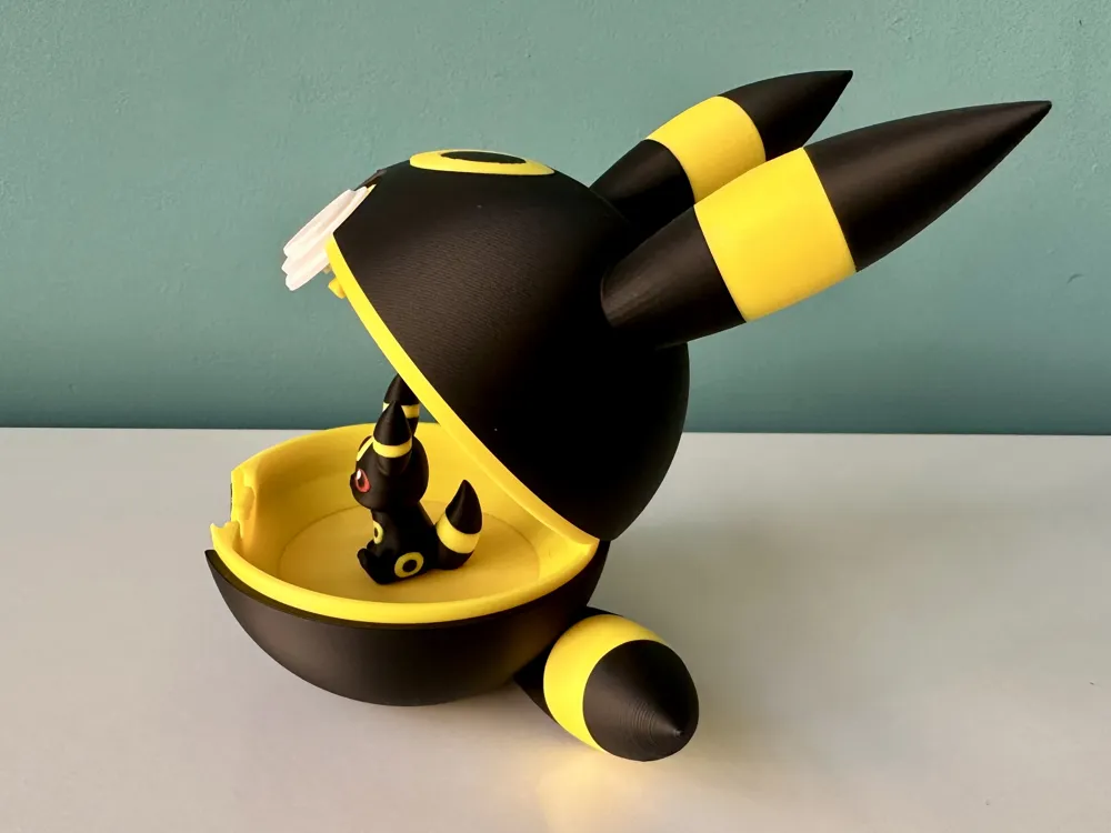 Esfera Umbreon V2 - 宝可梦 - 精灵球 Funcional por Torikami MakerWorld: Descarga Modelos 3D Gratuitos