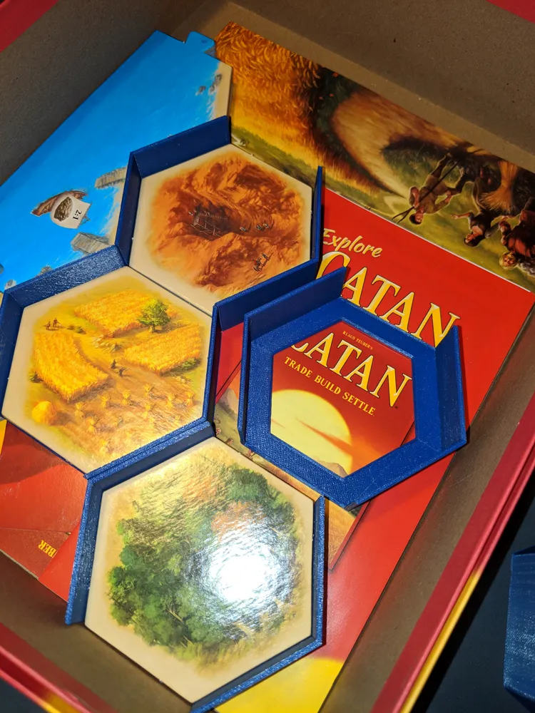 Catan Box Insert (w Cities & Knights, Seafarers) - Free 3D Print Model ...