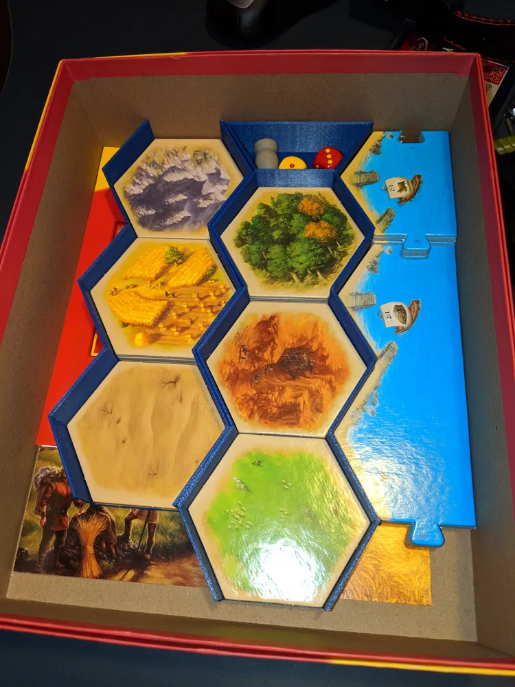 Catan Box Insert (w Cities & Knights, Seafarers) - Free 3D Print Model ...