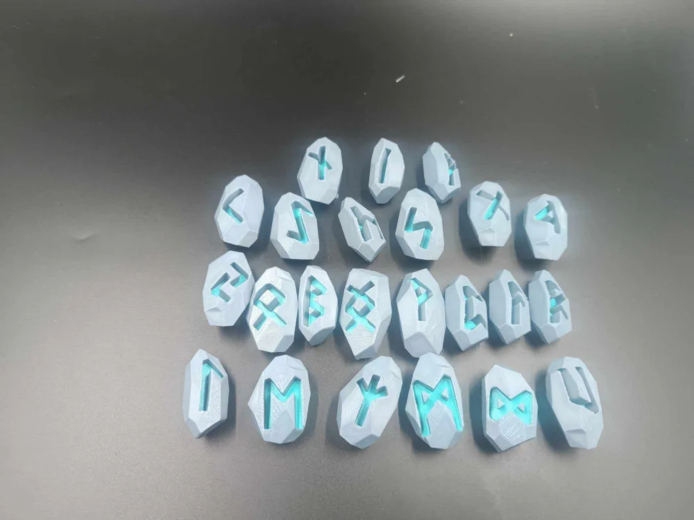 Runes Runic alphabet by drakeforge3d MakerWorld: Download Free 3D Models