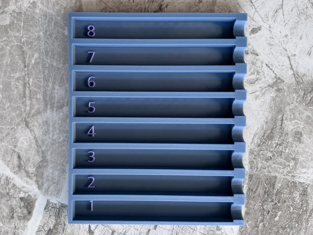 8 Slot Syringe Holder - Free 3D Print Model - MakerWorld