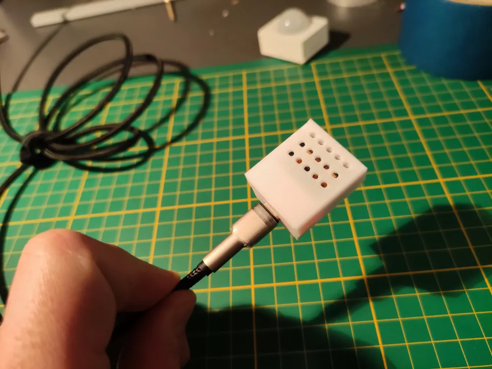 Presence Sensor Case Ld2410c Esp32 C3 Mini By Diemekmakerworld Download Free 3d Models