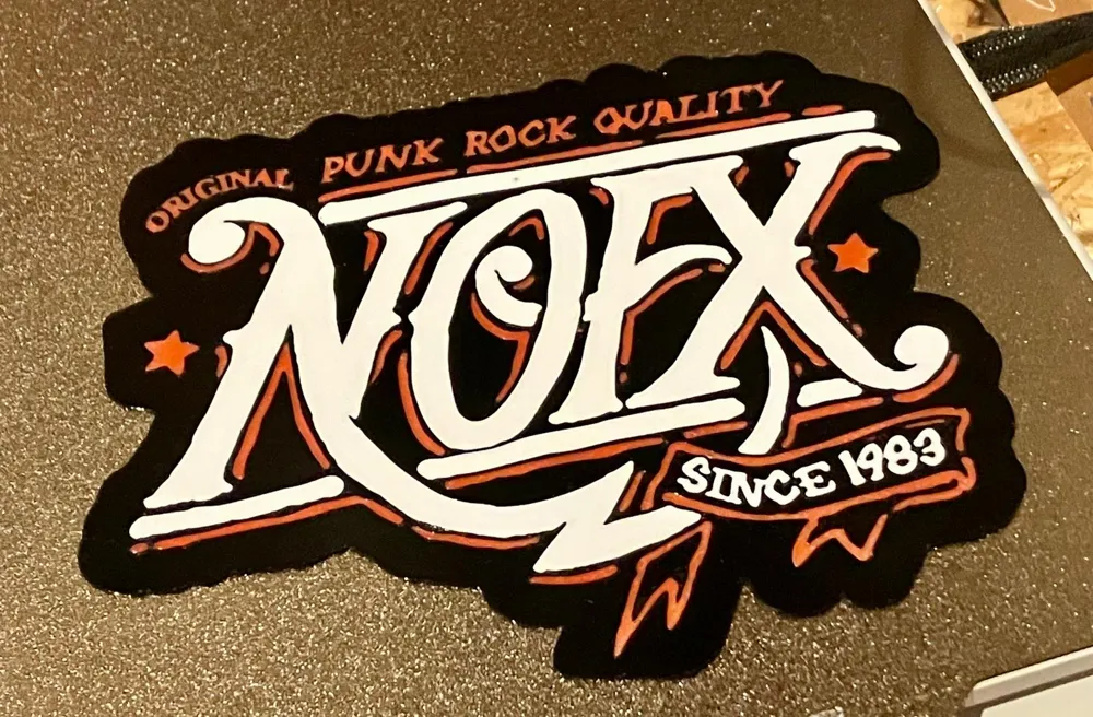 Band Logo NOFX - Free 3D Print Model - MakerWorld