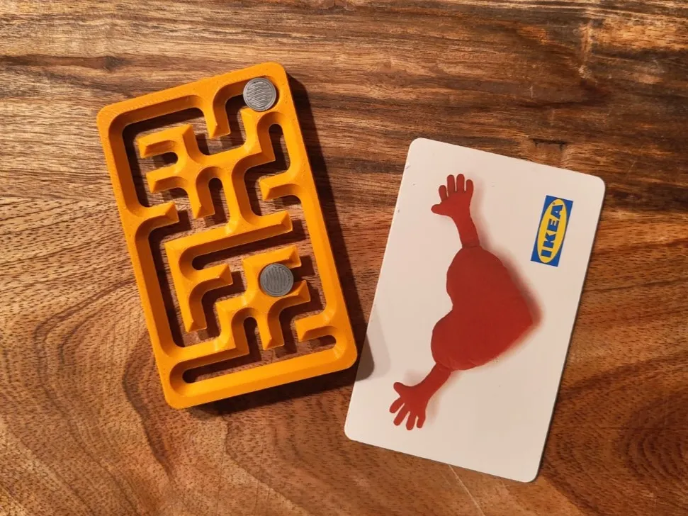 Fidget Maze Wallet Card by tomtom5893 - MakerWorld