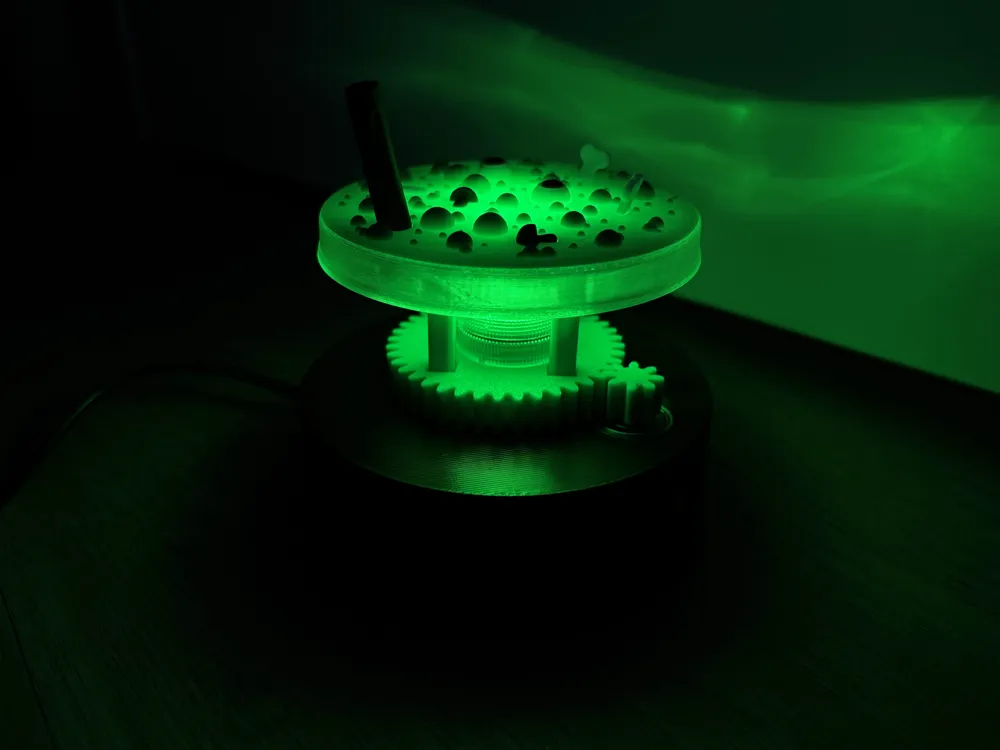 Magic cauldron with self stirring potion - Free 3D Print Model - MakerWorld