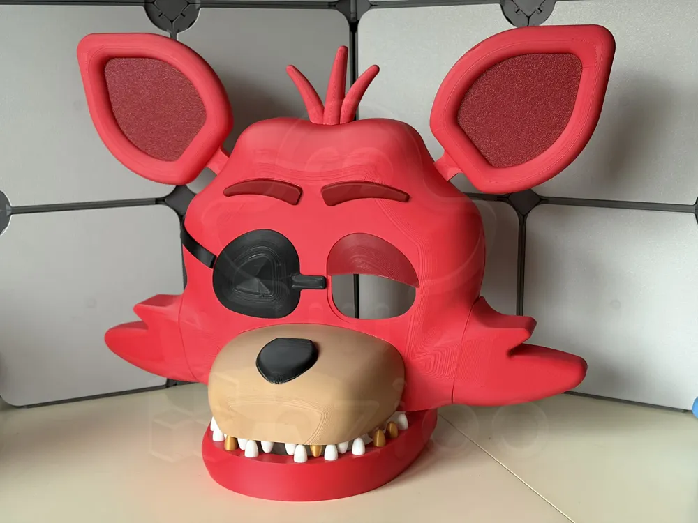 Foxy Mask - FNAF - Free 3D Print Model - MakerWorld