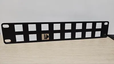 10-inch Keystone Patchpanel x16 ports by Mauker MakerWorld: Download ...