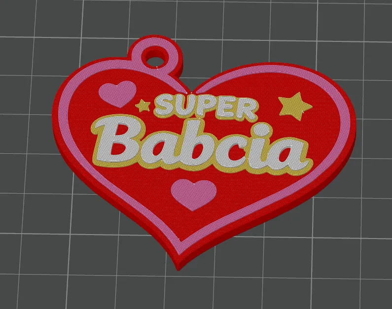 Grandparents Heart Keychains - PL/EN/DE-Super Gift - Free 3D Print ...