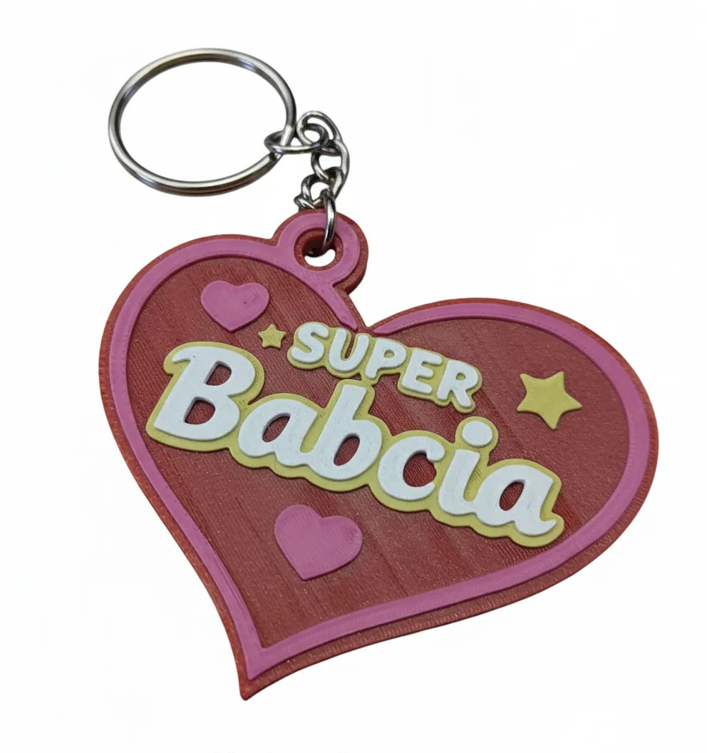 Grandparents Heart Keychains - PL/EN/DE-Super Gift - Free 3D Print ...