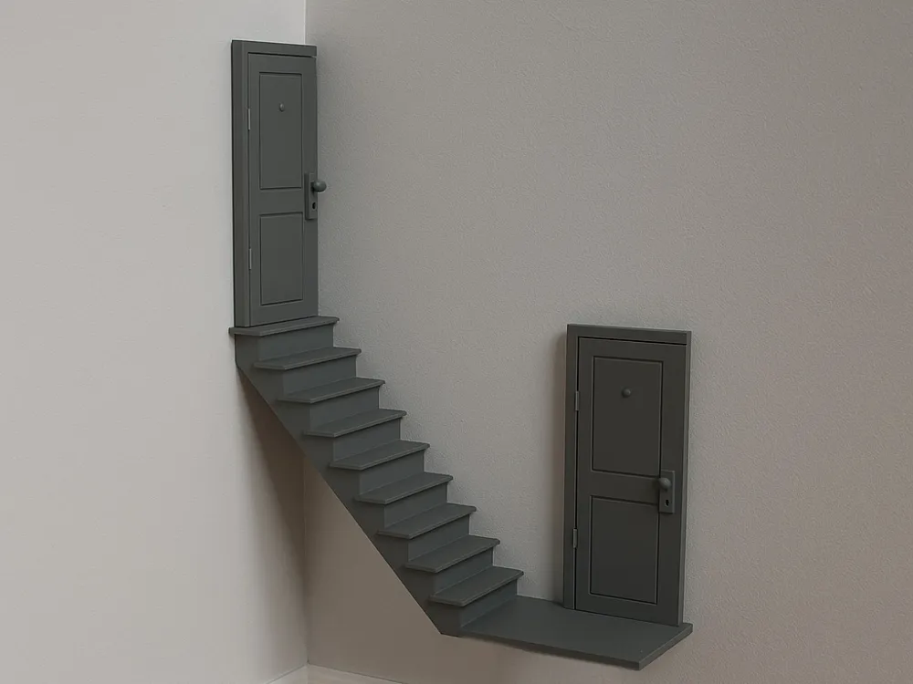 Miniature staircase - Free 3D Print Model - MakerWorld