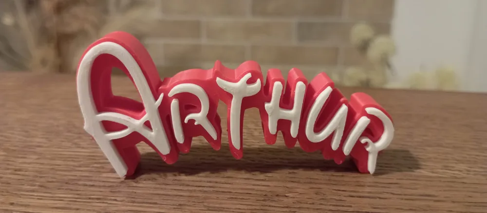 Arthur Disney Name Sign Decorate Room child Birth by Fabbiotto ...