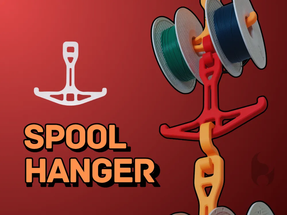 Spool Hanger - Linkable by Recko - MakerWorld