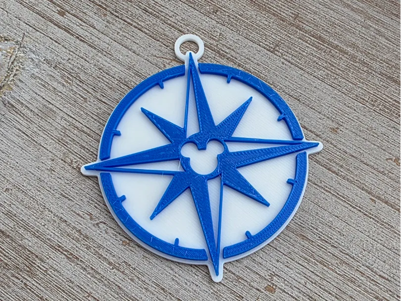 Disney Mickey Mouse Compass Christmas Ornament by IronSerif MakerWorld ...