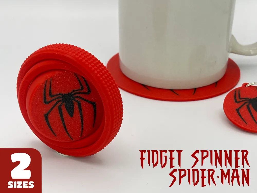 Spider-Man Marvel Fidget Spinner - Free 3D Print Model - MakerWorld