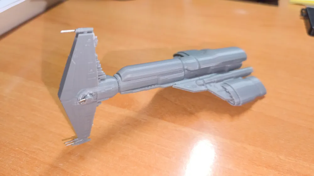 Endar Spire - Hammerhead Class Frigate - Free 3D Print Model - MakerWorld