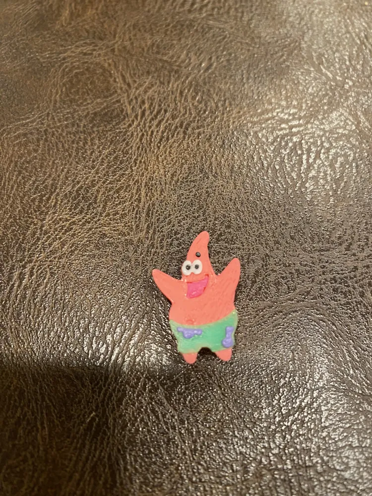 Patrick star jibbitz by “usefull” things MakerWorld: Download Free 3D Models