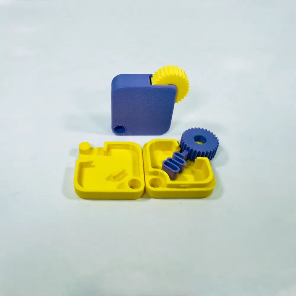 Fidget Gear Box Keychain - Free 3D Print Model - MakerWorld