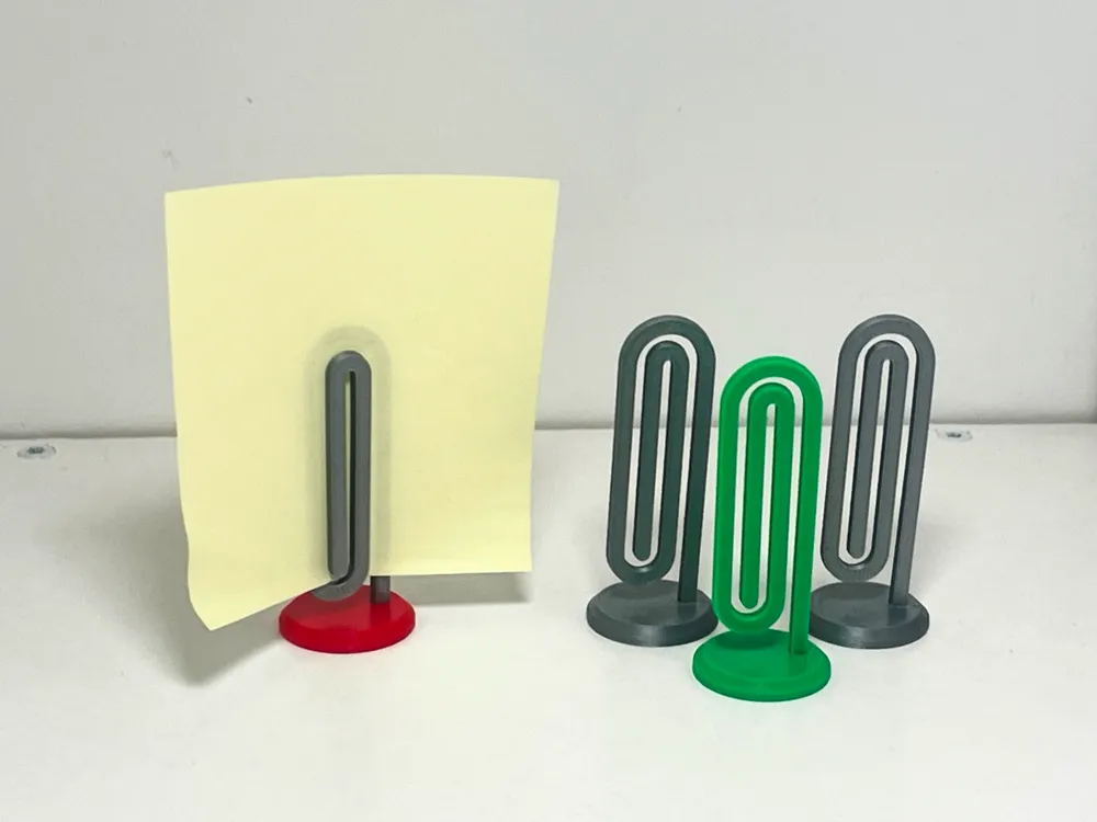 Paperclip Memo Holder by cartyski - MakerWorld