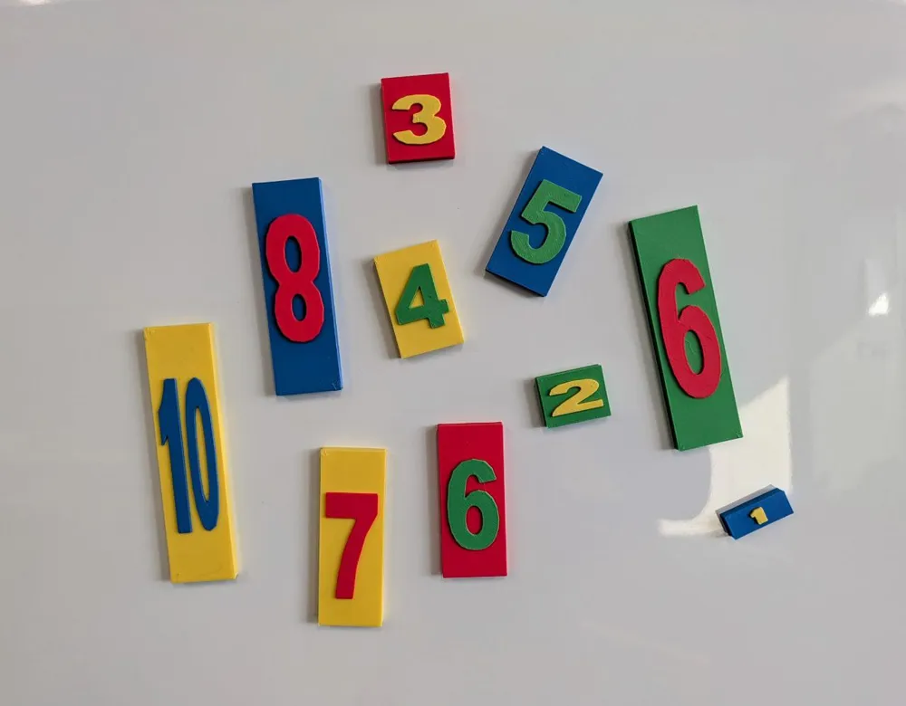 Magnetic Number Blocks Toy by Taa Design MakerWorld: Download Free 3D Models
