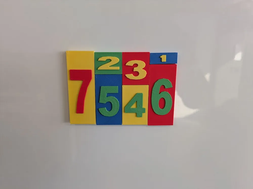 Magnetic Number Blocks Toy by Taa Design MakerWorld: Download Free 3D ...