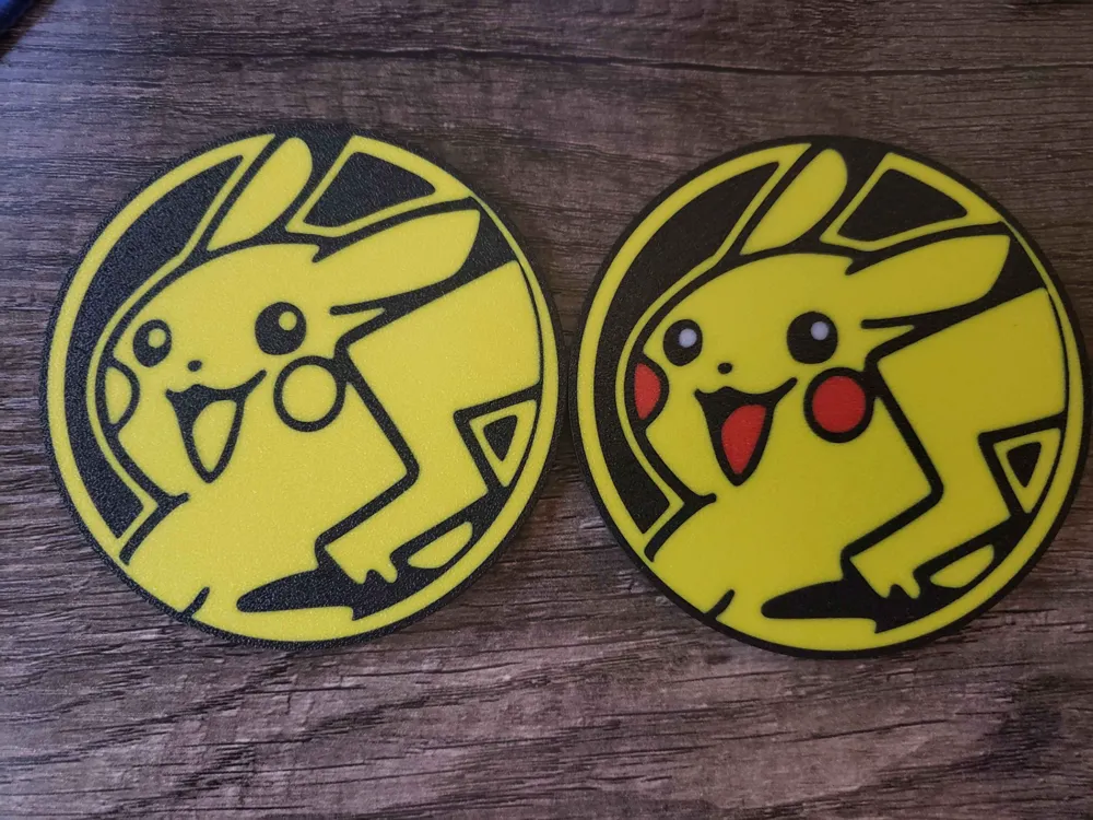 Pikachu Coasters by Tangeryna - MakerWorld
