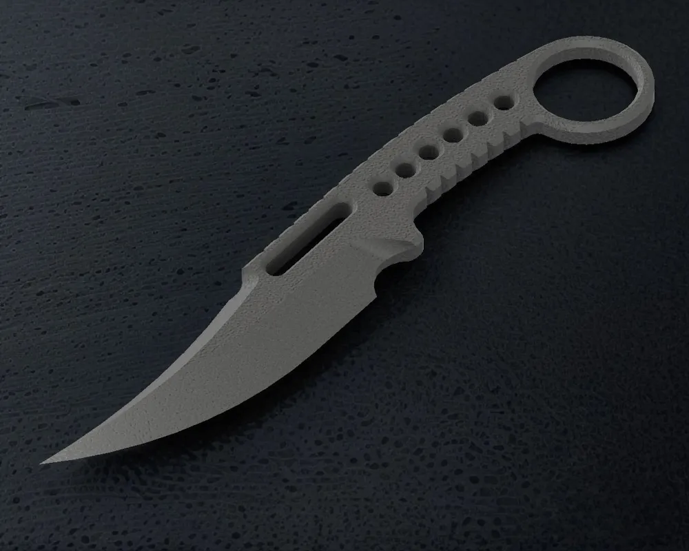 Tactical Combat Karambit - Free 3D Print Model - MakerWorld