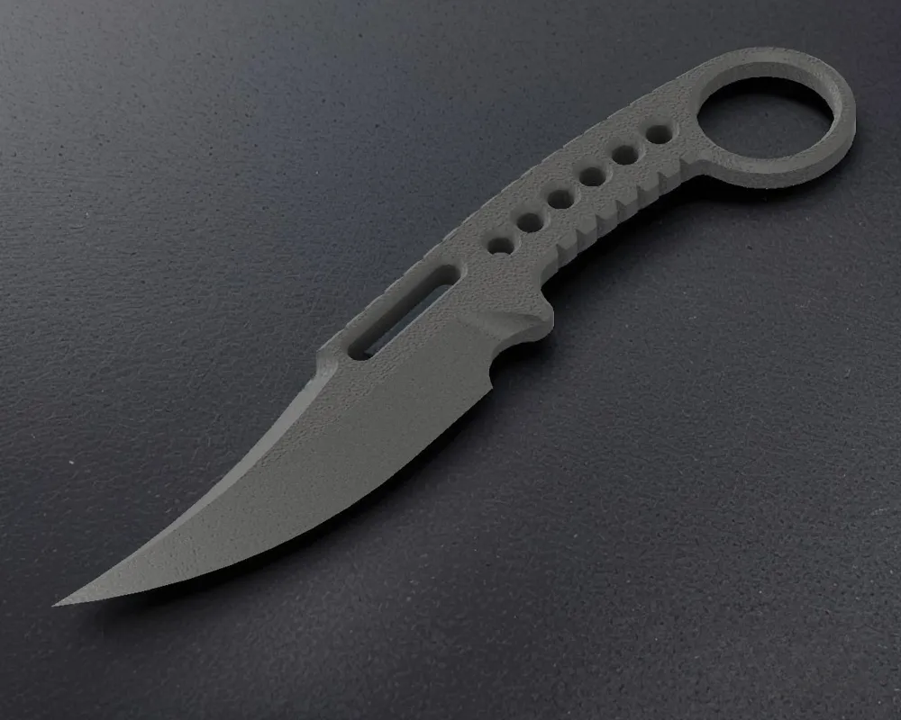 Tactical Combat Karambit - Free 3D Print Model - MakerWorld